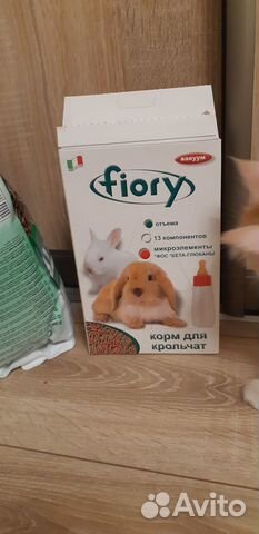 Корм для крольчат fiory
