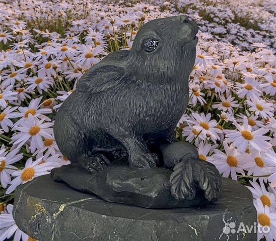 Кролик заяц из шунгита