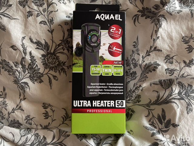Аквариумный нагреватель aquael ultra heater 50