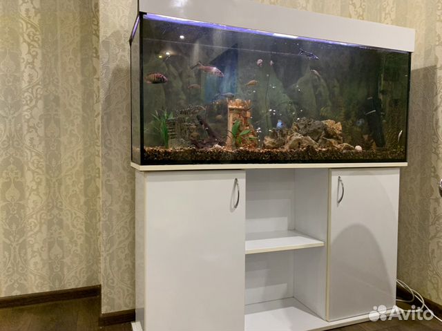 Аквариум с тумбой 180 литров