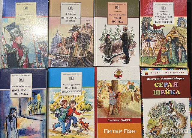 Книги школьная библиотека купить в Москве | Хобби и отдых | Авито